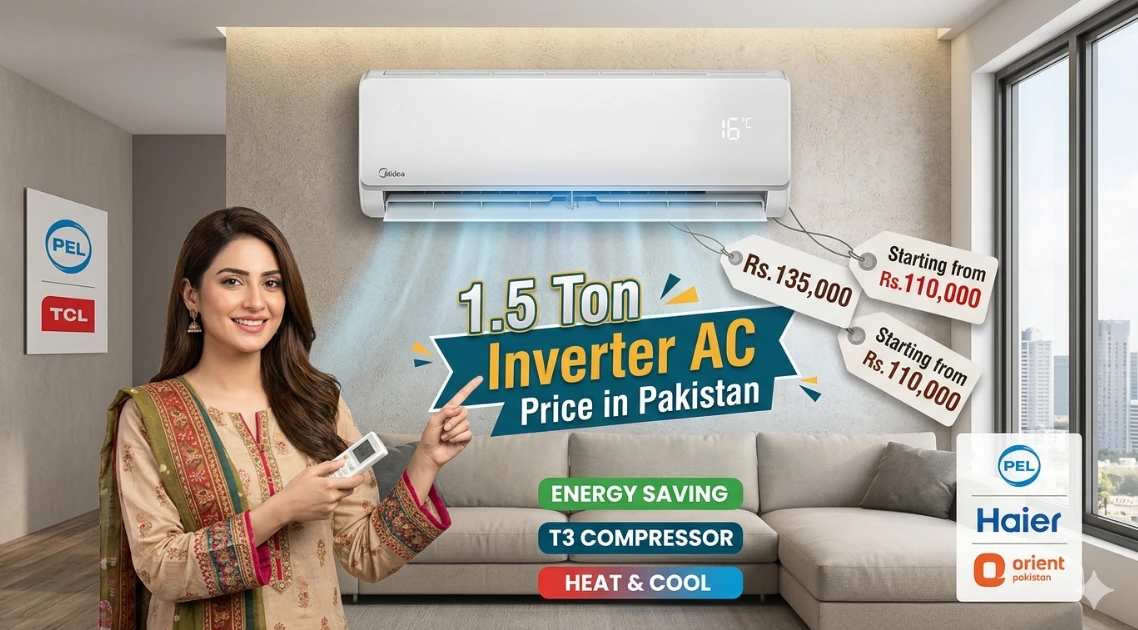 1.5 Ton Inverter AC Price In Pakistan – Energy-Efficient & Affordable Picks